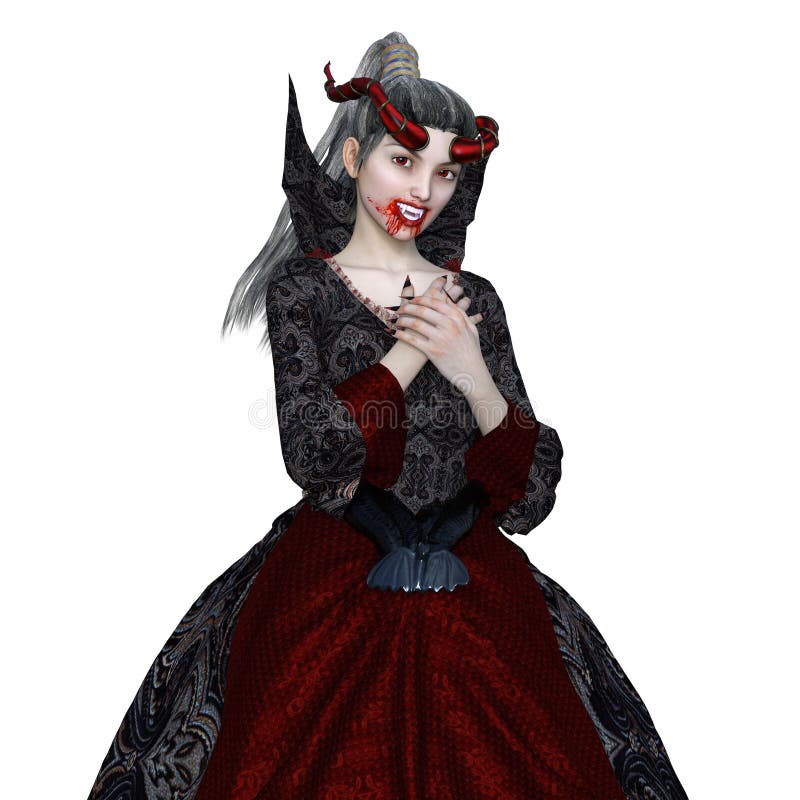 Female vampire stock illustration. Illustration of business - 60477438