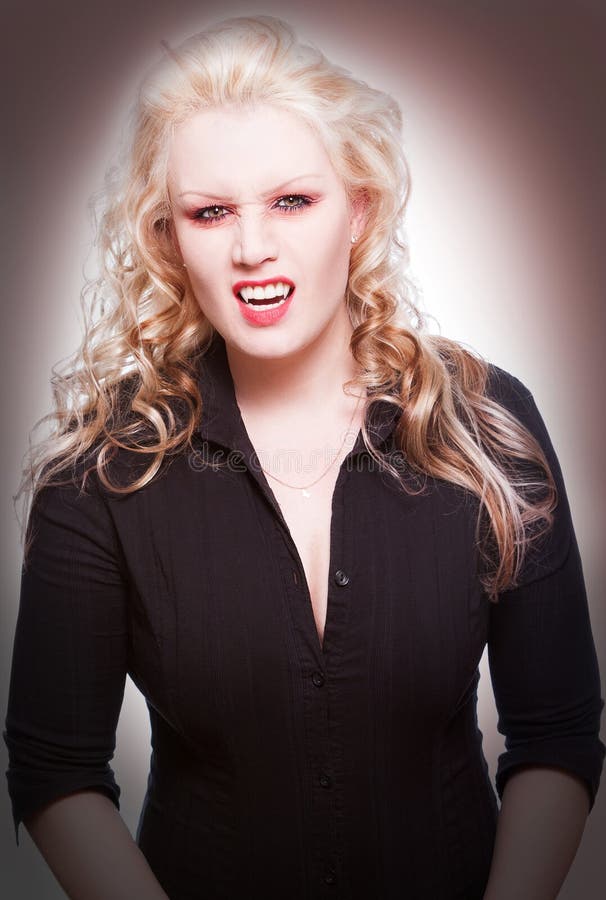 Female vampire stock photo. Image of eyes, bite, dangerous - 37784626