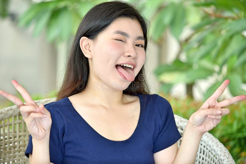 A Female and Victory stock photo. Image of female, accomplishment ...