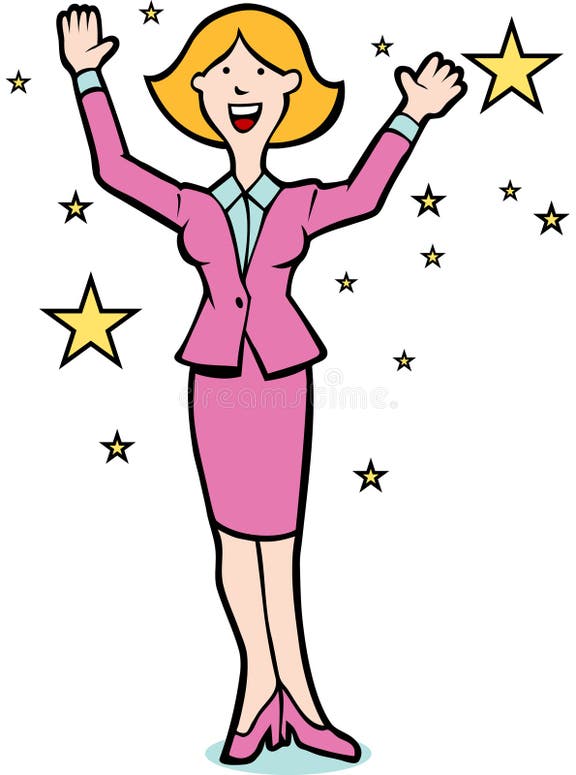 Female Waving stock vector. Illustration of female, cartoon - 13309765