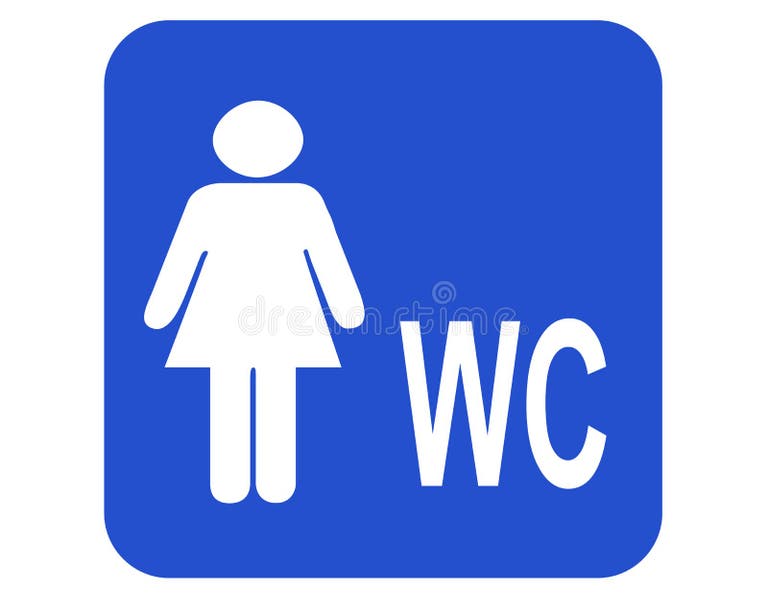 Female wc stock illustration. Illustration of water, restroom - 512759