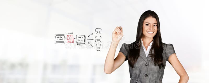 Female Web Designer stock image. Image of corporate, client - 64548513