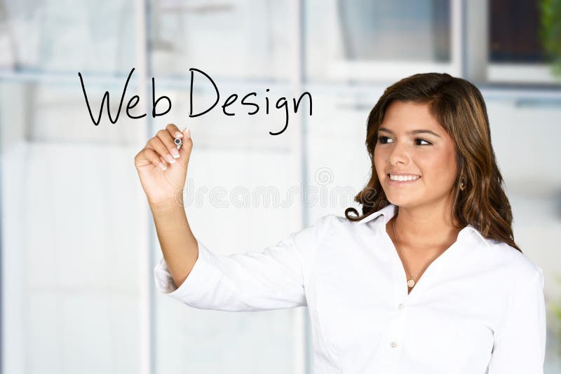 Female Web Designer stock image. Image of programmer - 64549191