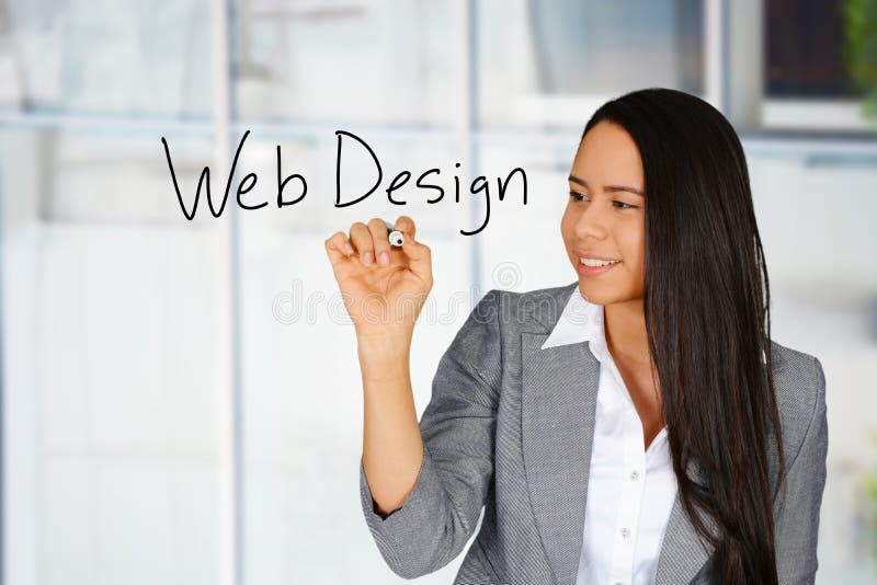 Female Web Designer stock image. Image of girl, website - 64549221