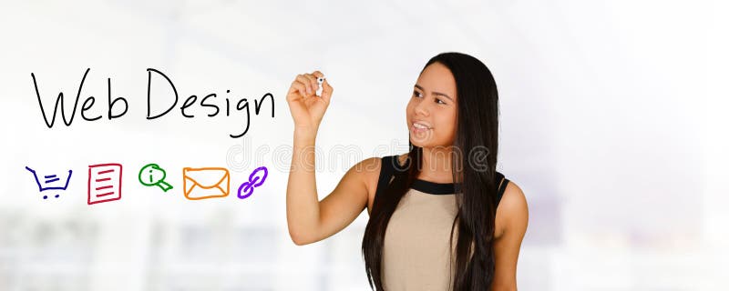 Female Web Designer stock photo. Image of client, woman - 64549374