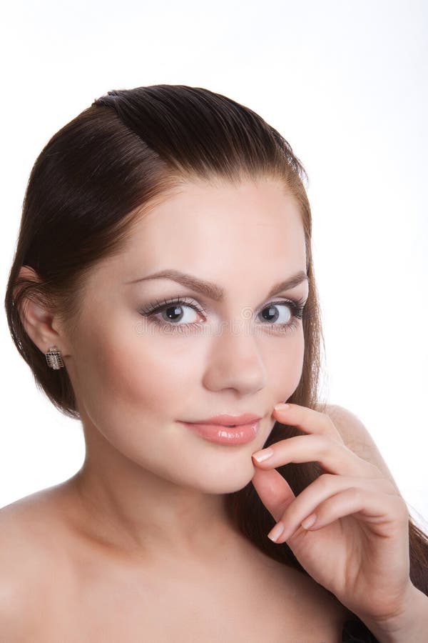 Female profile stock image. Image of female, front, face - 11500445