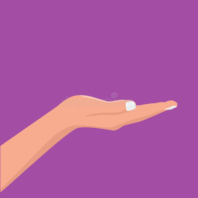 Hand Side View Drawing