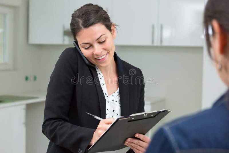 Female Worker Signing Contract Stock Image - Image of conviction, paper ...
