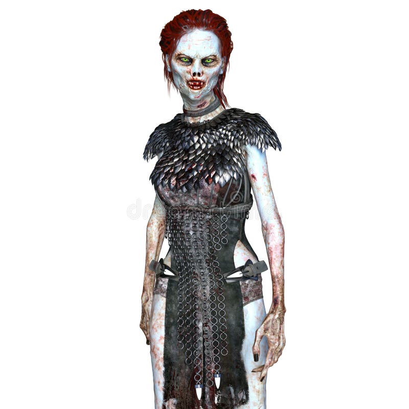 Female zombie stock illustration. Illustration of fantasy - 86629316
