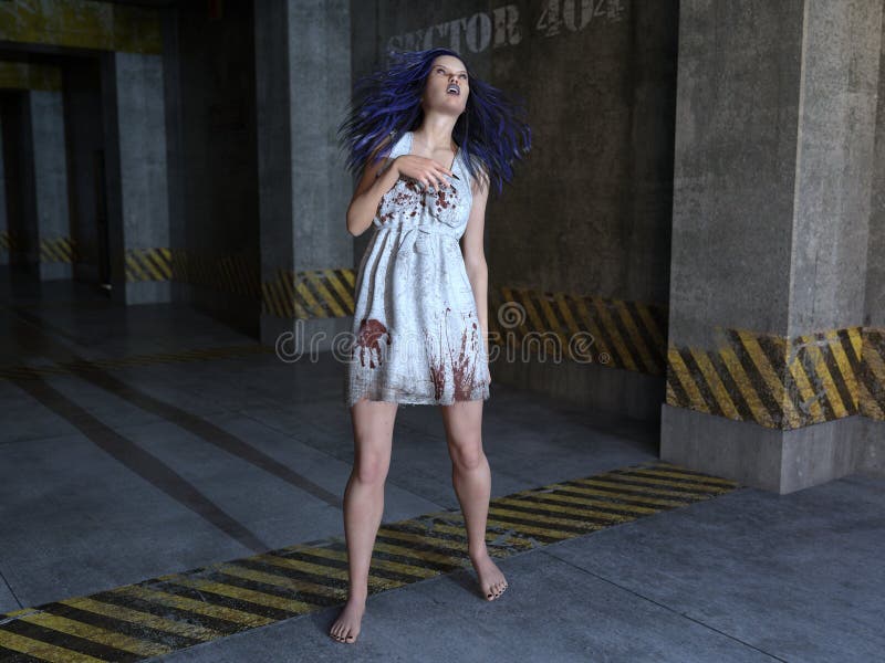 Female zombie stock image. Image of woman, halloween - 57473021