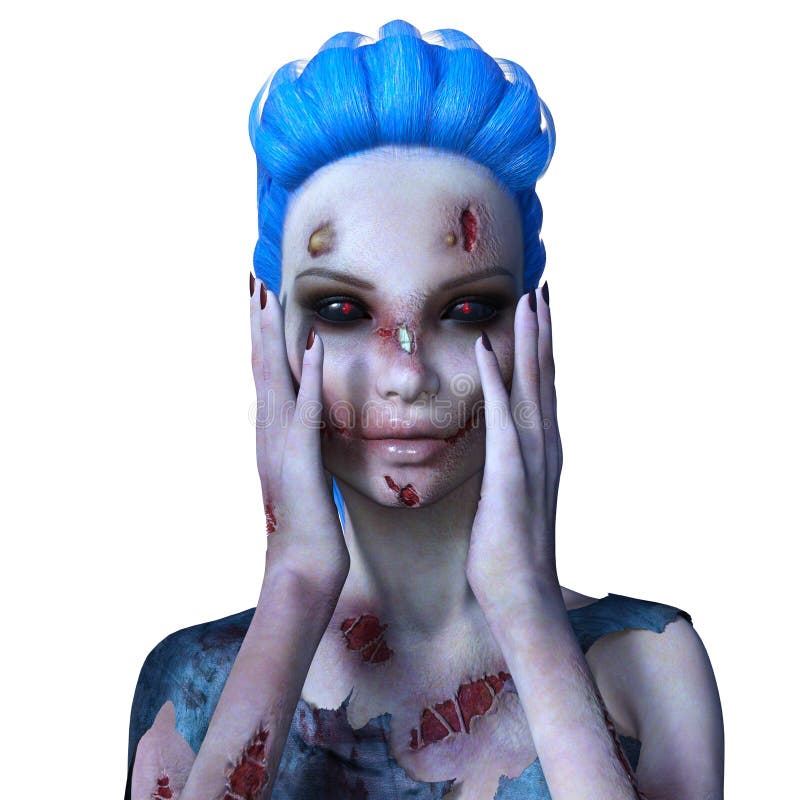 Female zombie stock photo. Image of white, woman, bone - 61536574