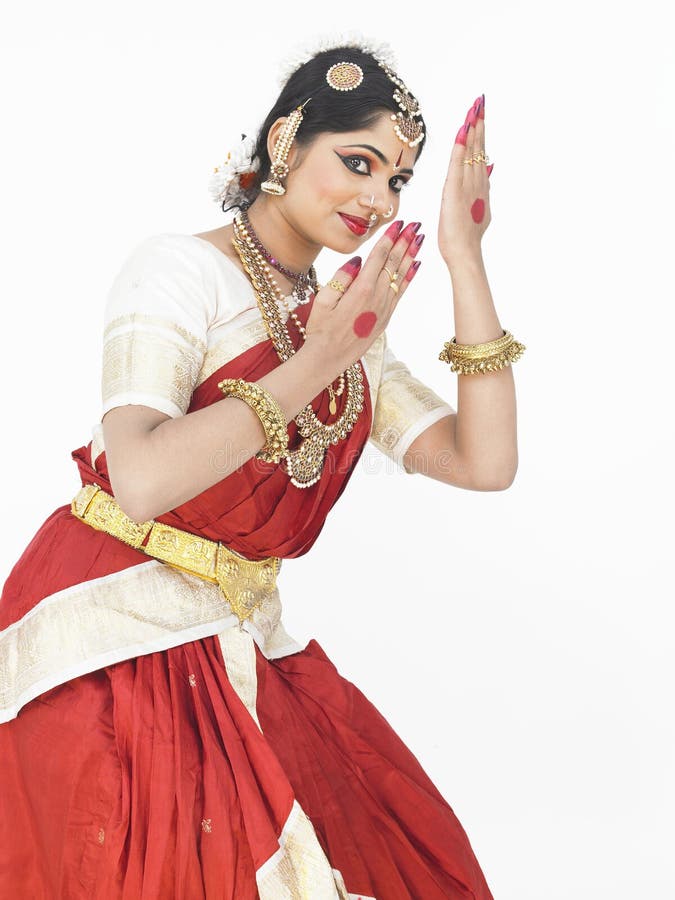 Danseuse Classique Indienne Photo stock - Image du femelle, coutume ...