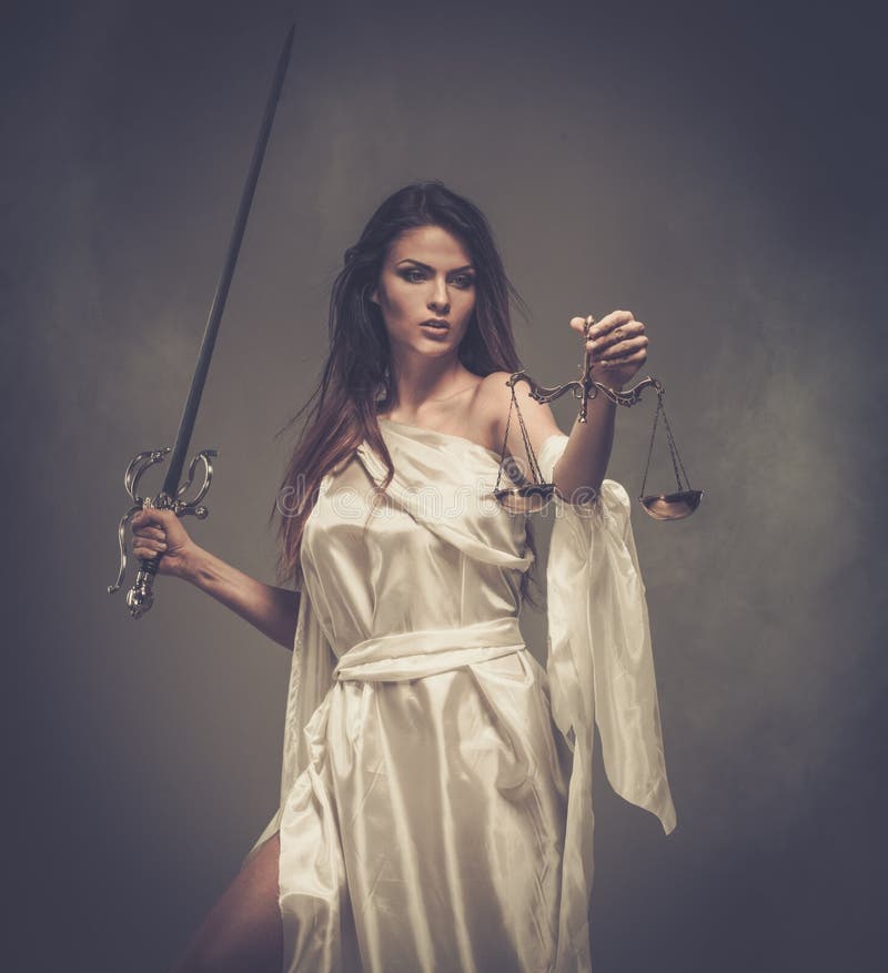 Femida, Goddess of Justice stock image. Image of case - 42049891