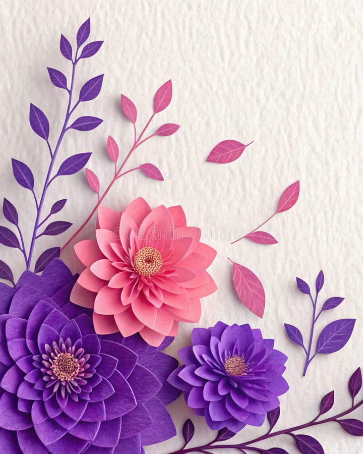 Feminine Background Aesthetic with Paper Texture Stock Image - Image of ...