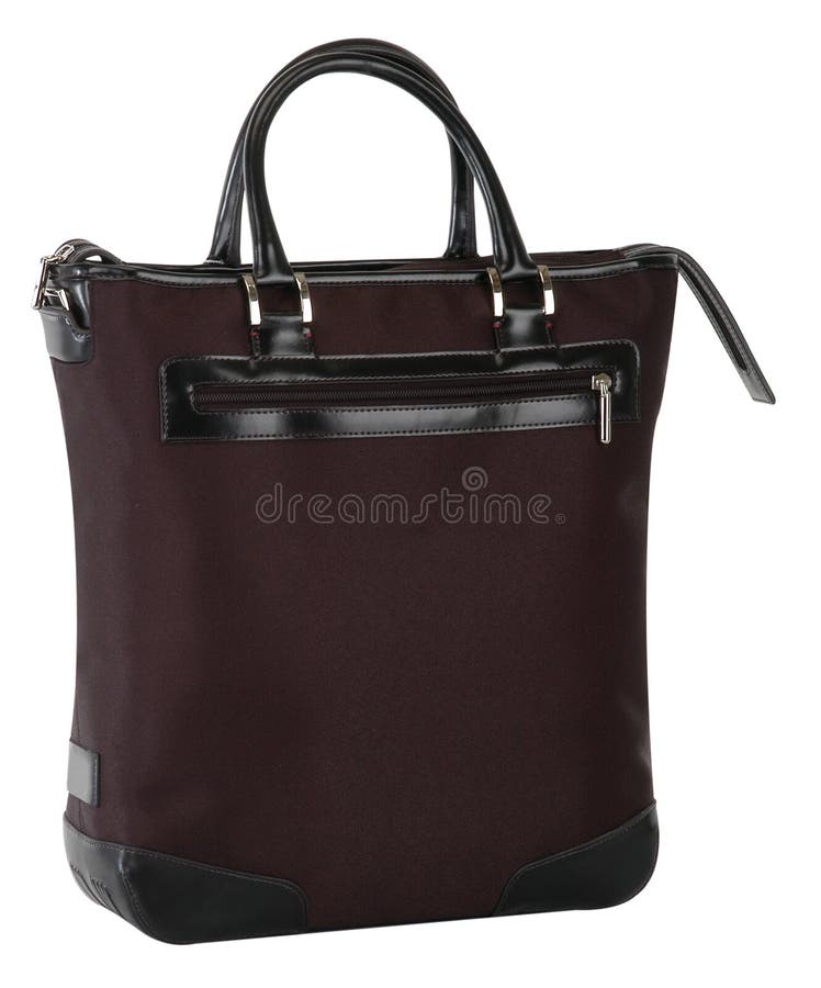 Feminine bag. Isolated stock photo. Image of luggage - 12051930