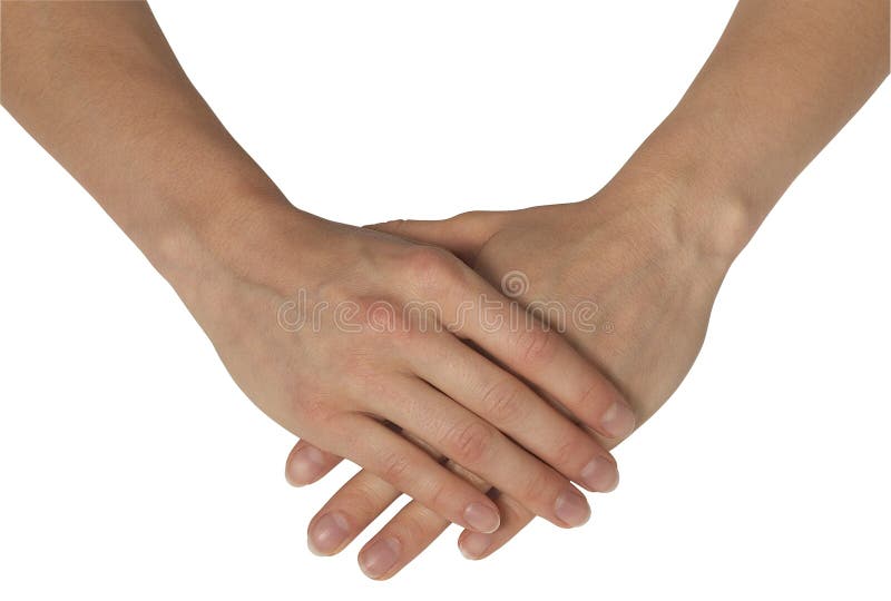 Relaxed feminine hand stock image. Image of touching - 35289453