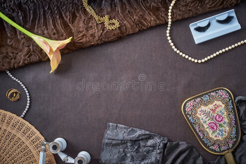 Feminine Objects a Woman Uses in Preparation for a Visit at the Stock ...