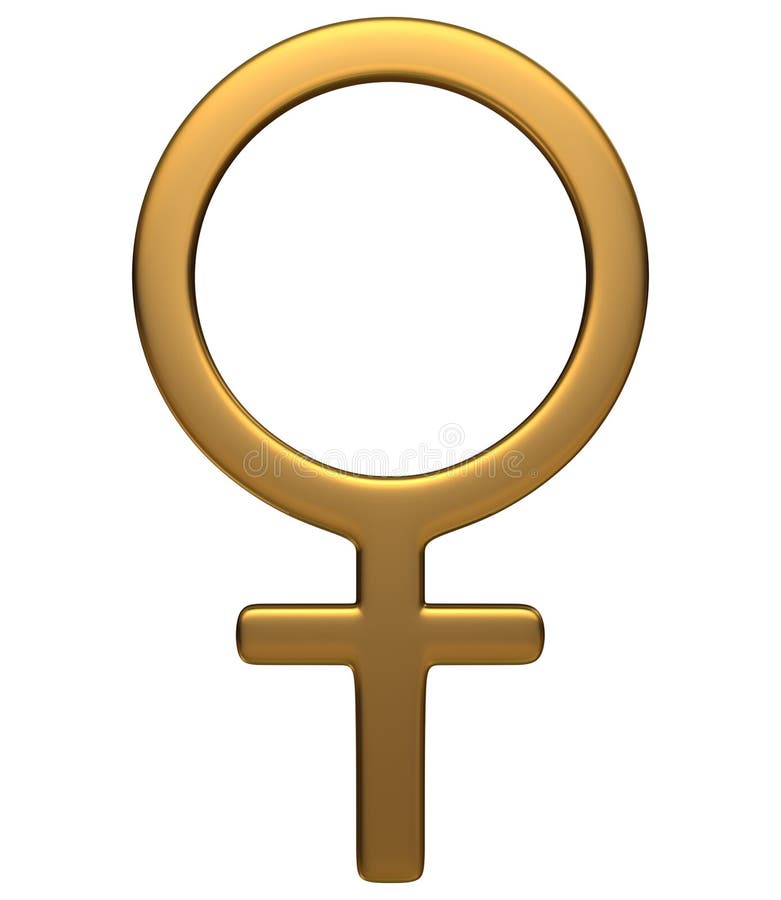 Feminine symbol stock illustration. Illustration of affection - 1142332