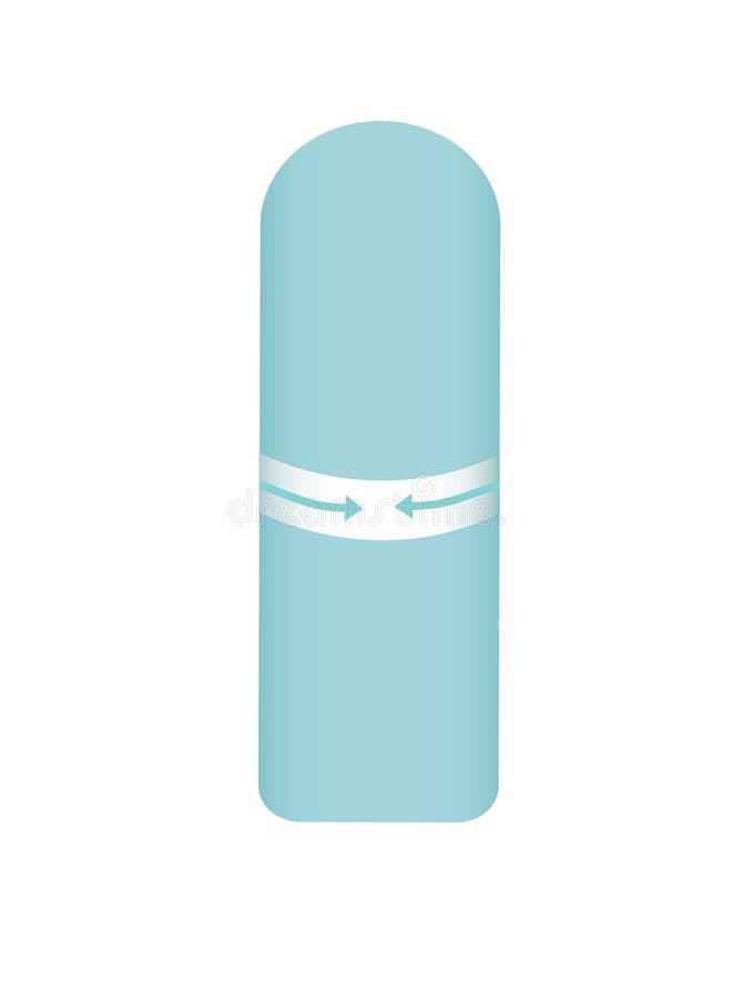 Tampon with Applicator Doodle Icon Stock Illustration - Illustration of ...