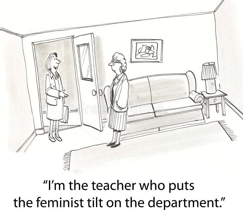 Feminist Cartoons Stock Illustrations – 98 Feminist Cartoons Stock ...