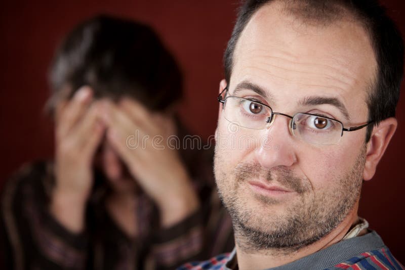 Femme bouleversé photo stock. Image du femelle, simple - 10976824