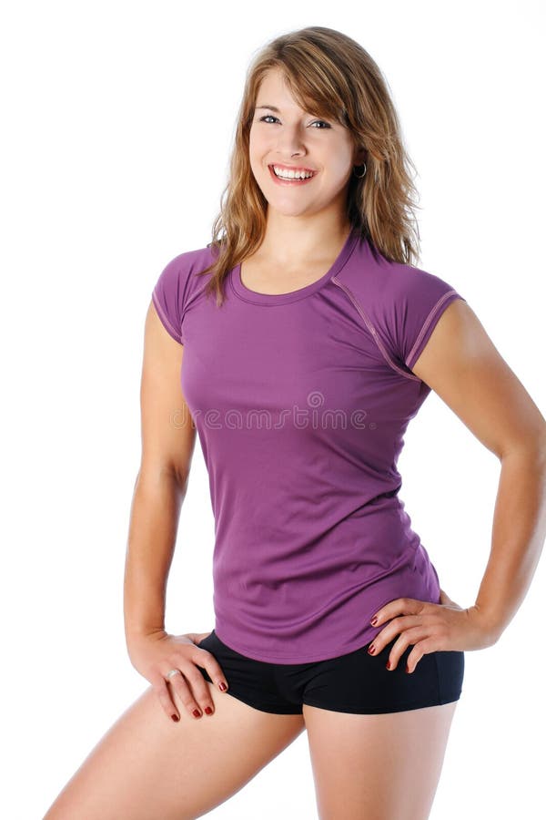 Femme de forme physique image stock. Image du sain, verticale - 18518697
