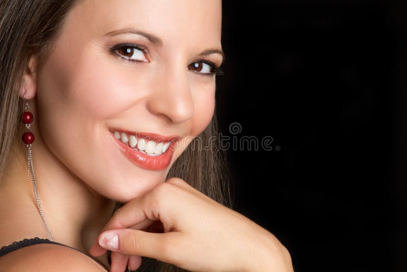 Femme De Sourire Magnifique Photo stock - Image du beauté, tête: 8639532