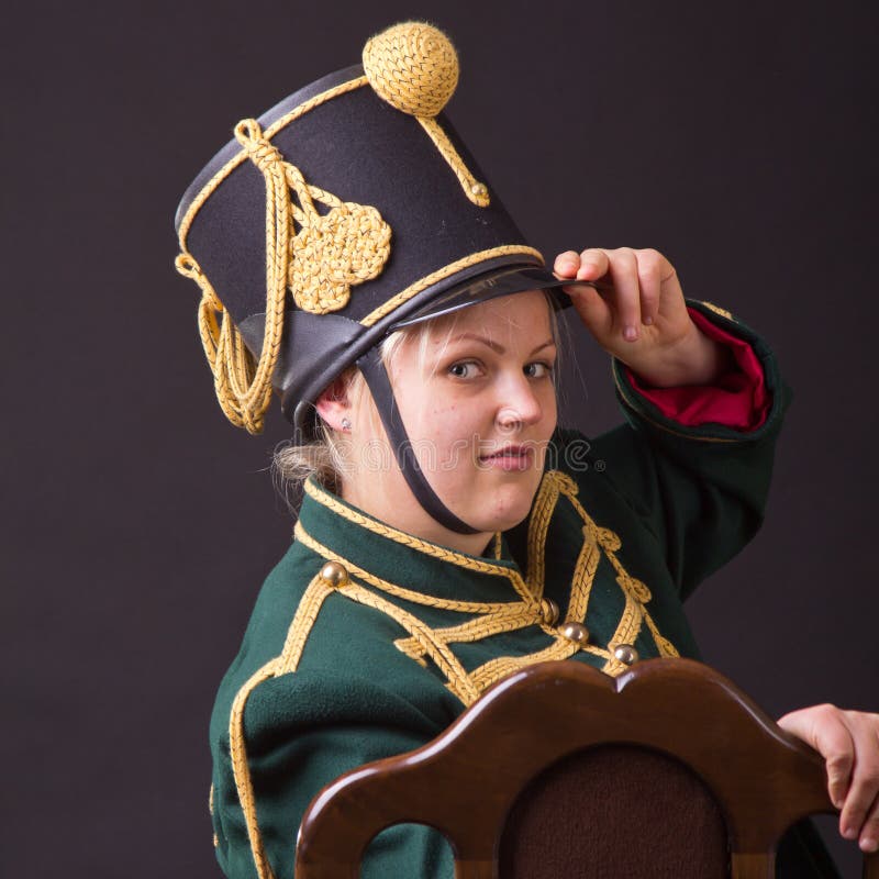 Femme hongroise de hussard photo stock. Image du hongrois - 36890216