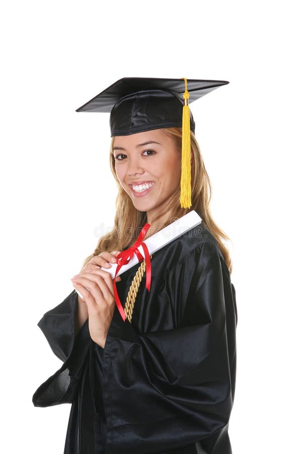 Graduation photo stock. Image du fille, joie, capuchon - 28701384