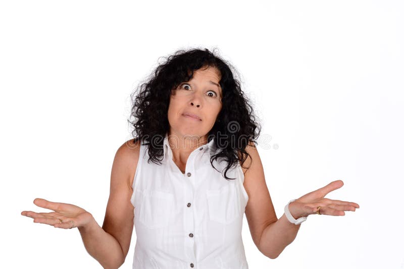 Femme ne pas comprendre image stock. Image of stupéfaction - 93838595
