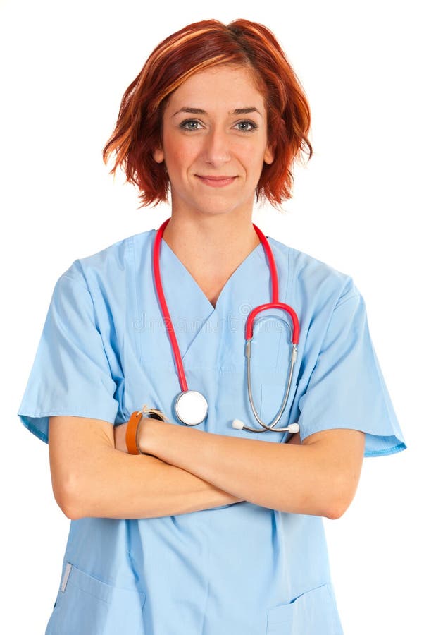 Docteur Sûr Smiling while Patient S'asseyant à L'arrière-plan Image ...