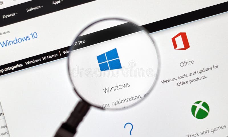 Signe de Microsoft Windows photographie éditorial. Illustration du ...