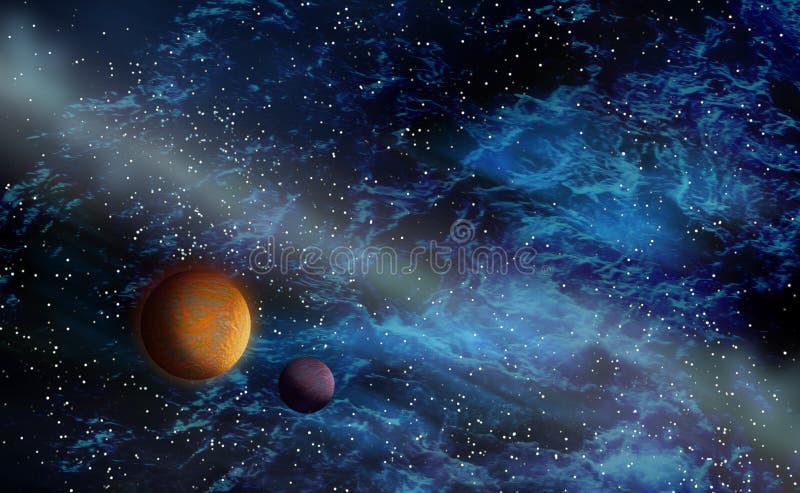 Fenómeno Del Espacio Profundo Stock de ilustración - Ilustración de ...