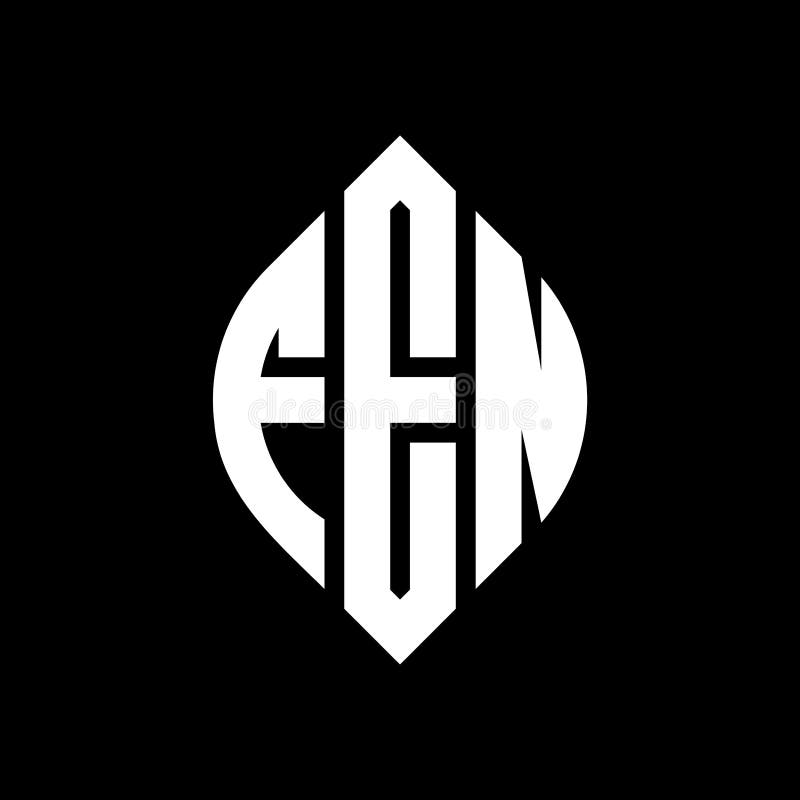 FEN Circle Letter Logo Design with Circle and Ellipse Shape. FEN ...