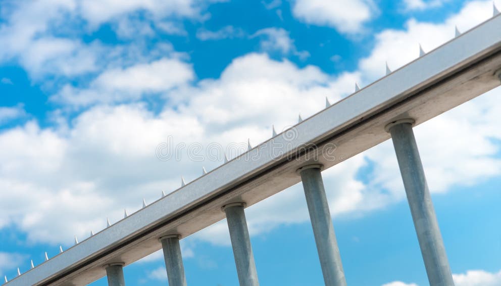 Fence stock photo. Image of palisade, sharp, security - 15587608
