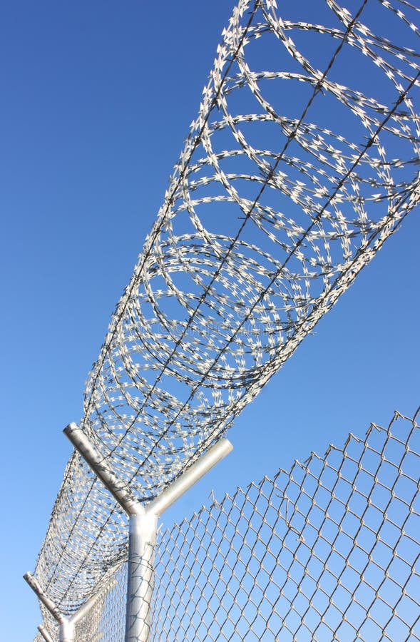 Fence stock image. Image of outdoor, object, sharp, razor - 17752523