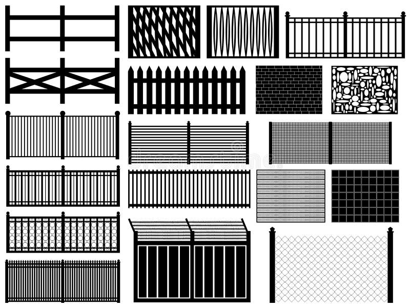 Fence Spike Wall Stock Illustrations – 252 Fence Spike Wall Stock ...