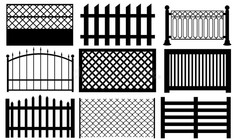 Fence Shape Stock Illustrations – 16,710 Fence Shape Stock ...