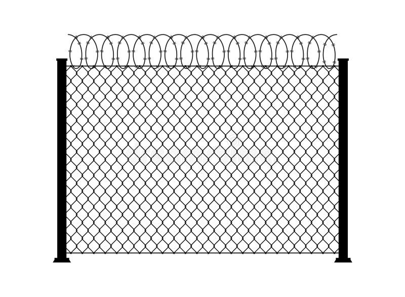 Fence Barbed Wire Metal Chain Link. Mesh Steel Net Texture Fence Cage ...