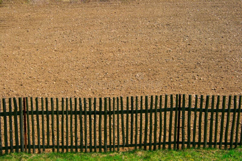 Fence stock image. Image of yield, region, level, land - 34016187