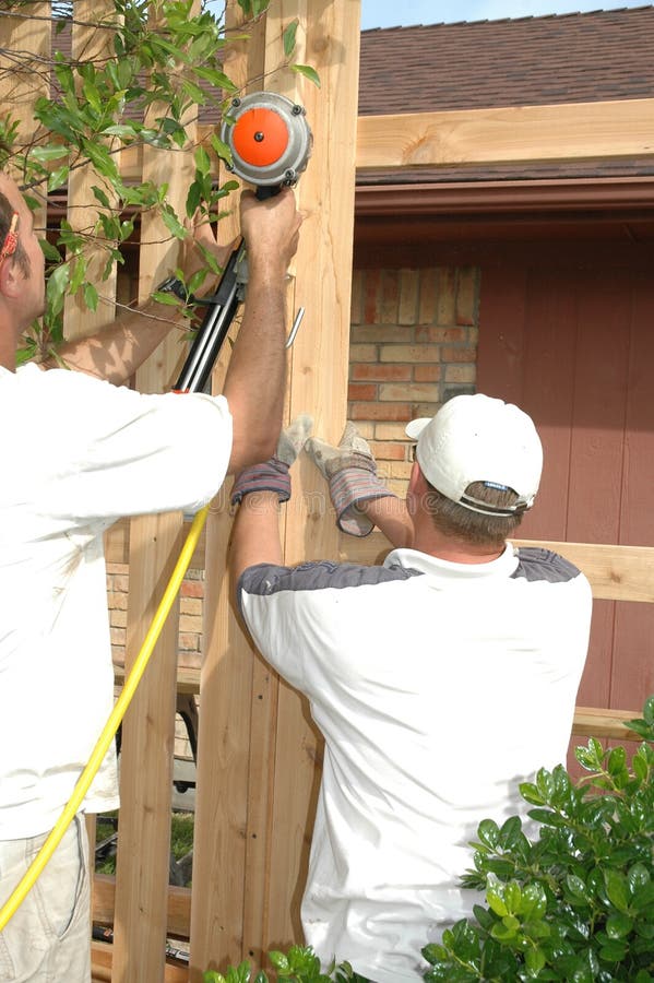 Fence Building stock photo. Image of improvement, board - 708534