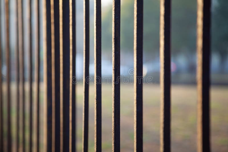 Fence close up stock photo. Image of metal, closeup - 171336884