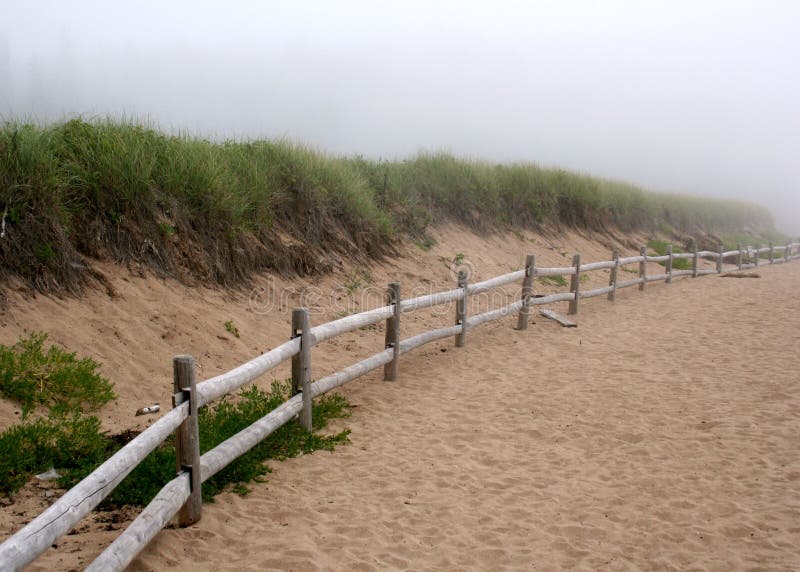Maine fishing wharf in fog stock photo. Image of mist - 2922142