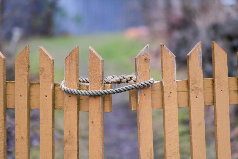 Rope Gate with Shackle and Thimble Stock Photo - Image of mariner ...