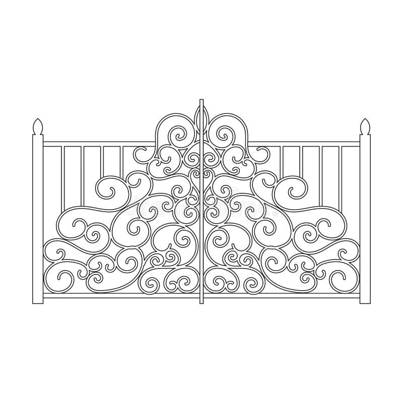 Farm Gate Outline Stock Illustrations – 1,514 Farm Gate Outline Stock ...