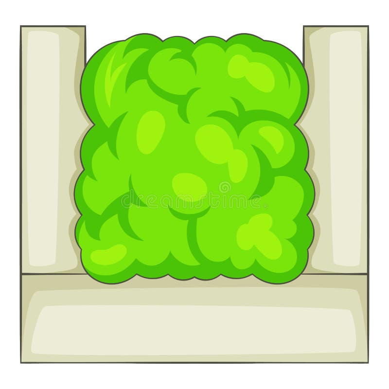 Hedge Icon, Isometric Style. Stock Vector - Illustration of forest ...