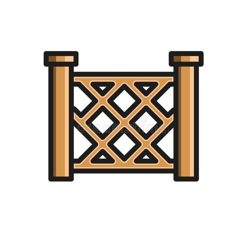Fence Vector Design Templates Simple and Modern Stock Vector ...