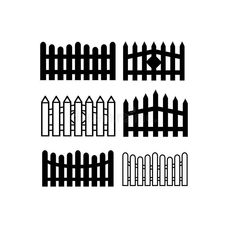 Fence icon stock vector. Illustration of construction - 282932385