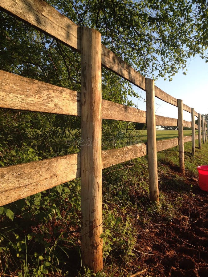 Fence line at sunrise stock image. Image of sunrise, line - 42851055