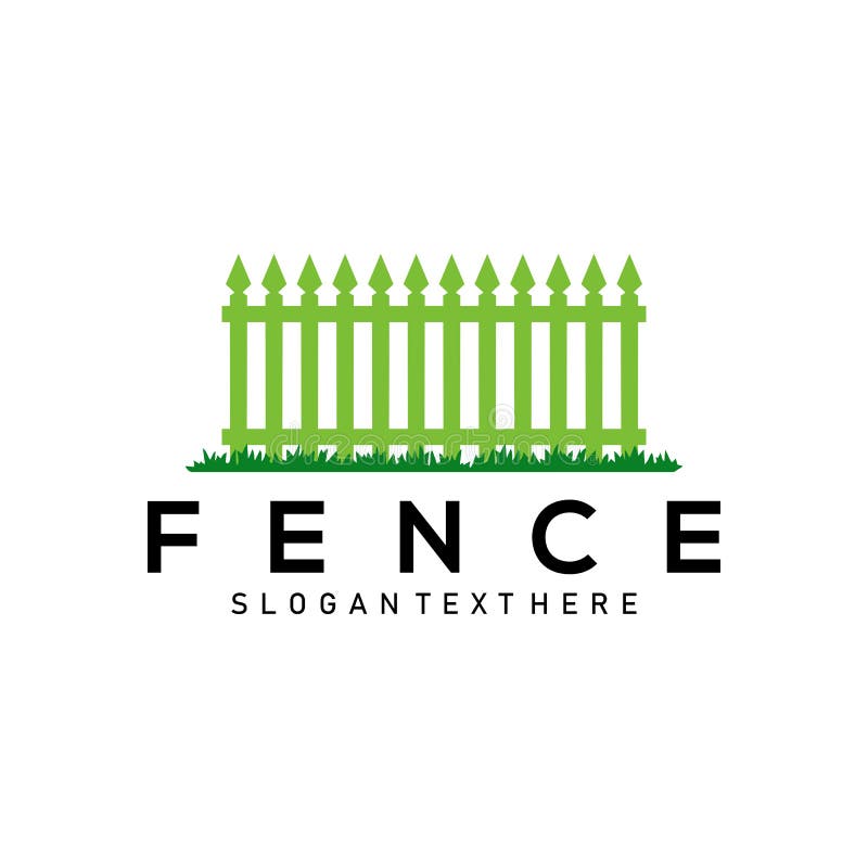 Fence logo design stock vector. Illustration of concept - 192391340